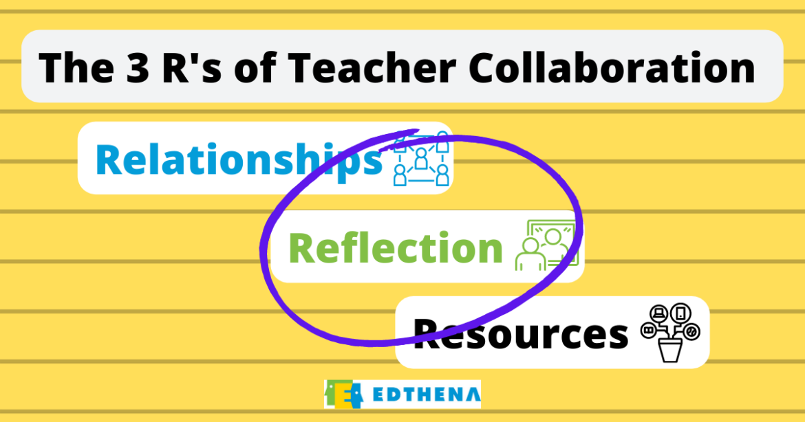 Strengthening Teacher Collaboration: Reflect Before (and After!) You ...