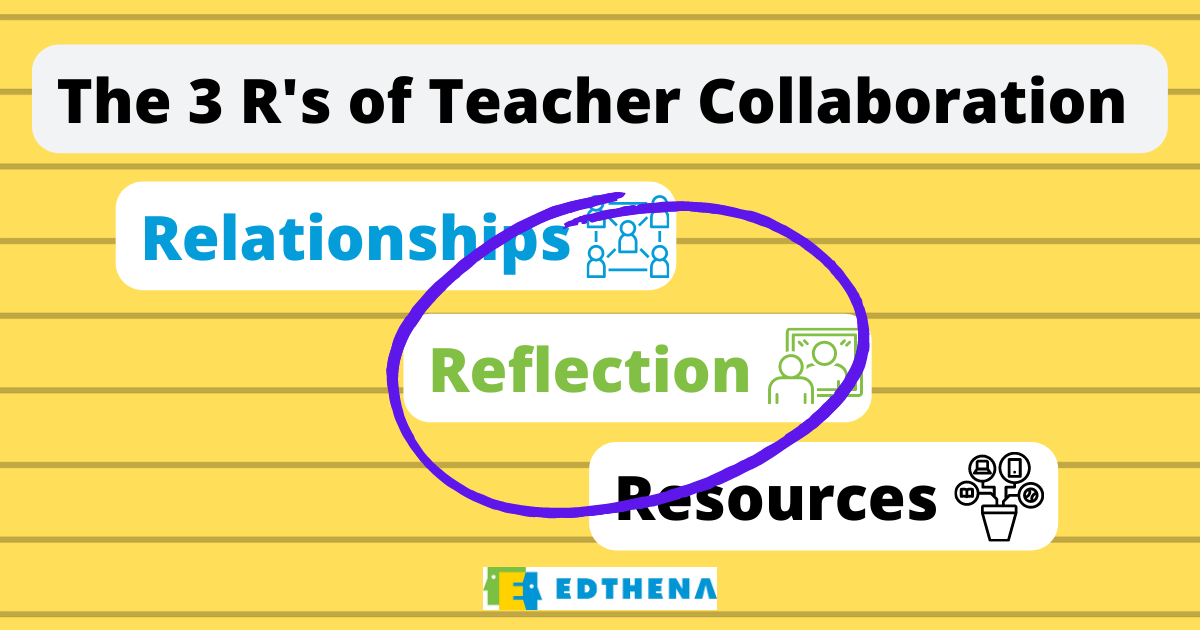Strengthening Teacher Collaboration: Reflect Before (and After!) You ...