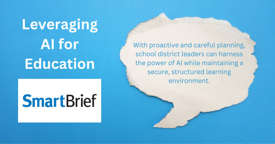 Leveraging AI for Education (via SmartBrief) - Edthena